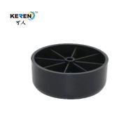 Quality KR-P0188 Modern Plastic Sofa Legs Replacement 23mm Height Round Small Size for sale
