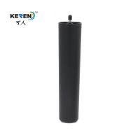 Quality M10 black 260mm sofa plastic furniture legs replacement for sale