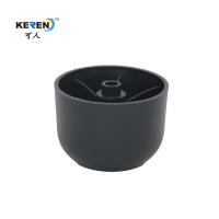 Quality 160mm Matt Black Plastic Furniture Feet , Unbreakable Sofa Bed Risers for sale