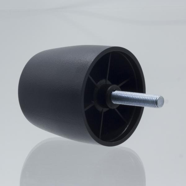 Quality 108g Dia 45mm Plastic Bun Furniture Feet For Chairs for sale
