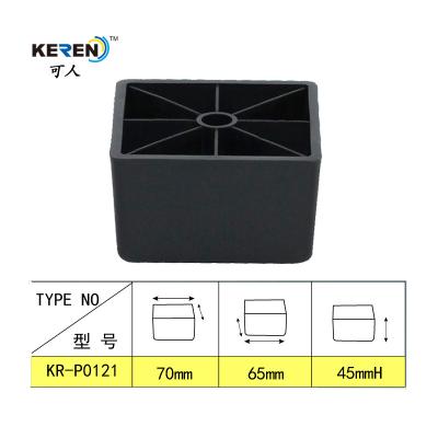 China 65*65MM SGS de Plastic Stootborden van het de Voetenbeen van het Laagmeubilair Te koop