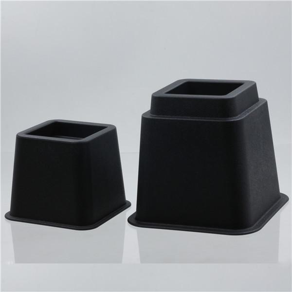 Quality 8 Inch 95mm SGS Rubber Stacking Adjustable Bed Risers for sale