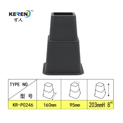 China 160mm Top Diameter Plastic Adjustable Cabinet Legs For Bed Frame for sale