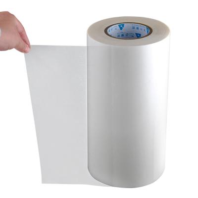 China Transparante TPU warm gesmolten kleeffilm Sterke hechting 100 meter lengte Voor waterdichte coating Te koop
