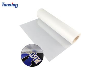 China DTF Transfer Film Roll 13" x 328ft Double Sided Matte Clear PreTreat PET Heat Transfer Paper Cold and Hot Peel Direct to Film for T-Shirts Textile for sale