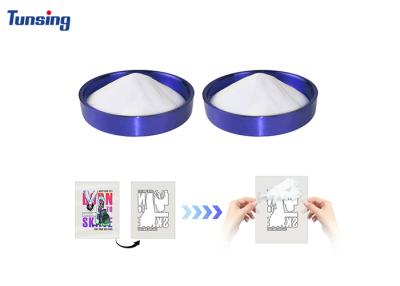 China DTF Print 80 Micron White Hot Press 1kg 5kg Soft DTF PU Adhesive Hot Melt TPU Powder for sale