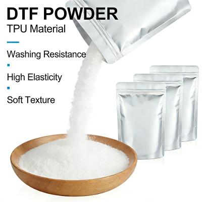 China DTF Polyurethane Transfer Hot Melt Adhesive High Elasticity Powder for sale