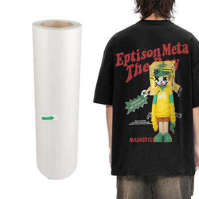 China PET Film For DTF Printer 60cm*100M Roll 75 Micron Direct To Transfer Film For X600 Head DTF Printer for sale