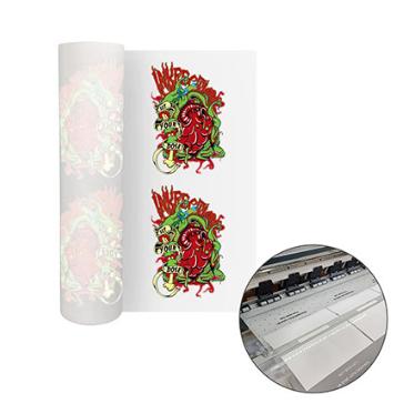 China Easy Peel DTF PET Transfer Film 0.075mm Thickness 100m Length Double Side Matte for Hot and Cold Peel Applications for sale
