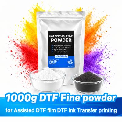 China 80-170μm Polyurethane White TPU Hot Melt Adhesive Powder for DTF Textile Transfer for sale
