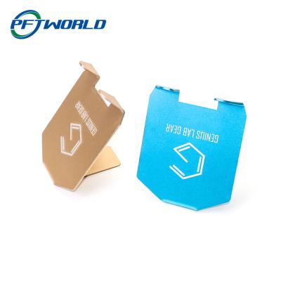 Cina Parti in lamiera, parti di piegatura in alluminio multicolore, disegni per vetro di seta in vendita