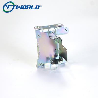 Cina CNC su ordinazione che lavora la lamiera sottile a macchina di piegamento variopinta di saldatura di acciaio di placcatura dello zinco in vendita