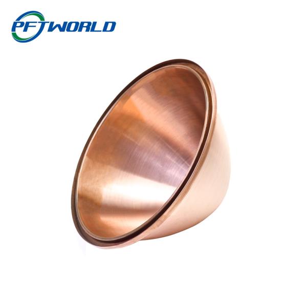 China 6063 7075 Alu Spinning Spare Parts Passivate Anodized Metal Forming Service supplier