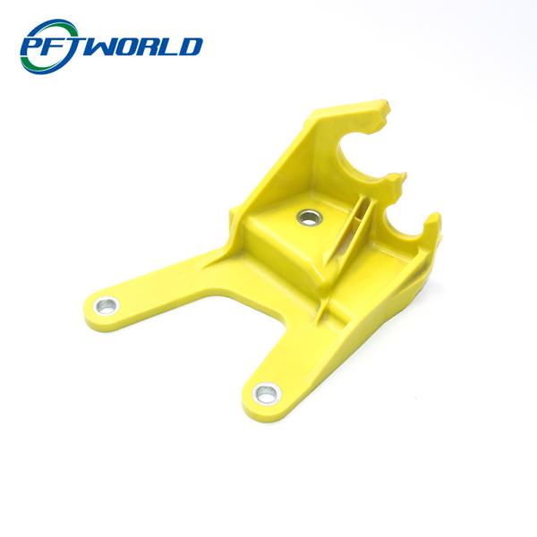 Quality Customized Yellow Injection Molding Parts Precision ABS Components with Carton for sale