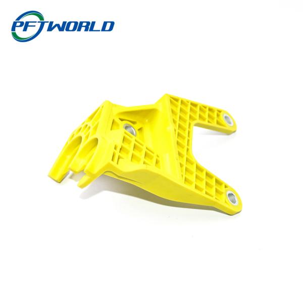 Quality Customized Yellow Injection Molding Parts Precision ABS Components with Carton for sale