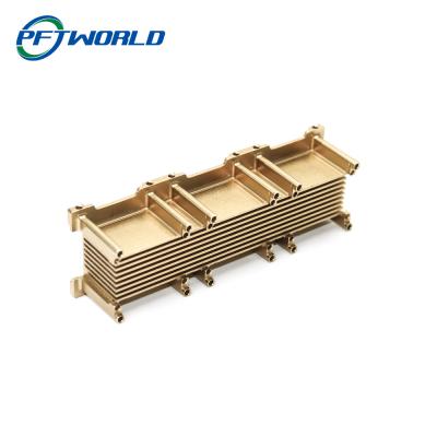 Cina Macchine di precisione CNC di alluminio Radiatore Placcaggio in oro Parti in alluminio in vendita