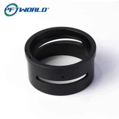 China High Precision CNC Milling Parts with Matte Black Anodized Surface and Turning Milling Combined Processing for sale