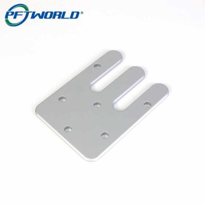 China Custom CNC Machined Sandblasted Anodized 6061-T6 Aluminum Comb Brackets Precision Milled for Flat Seating for sale