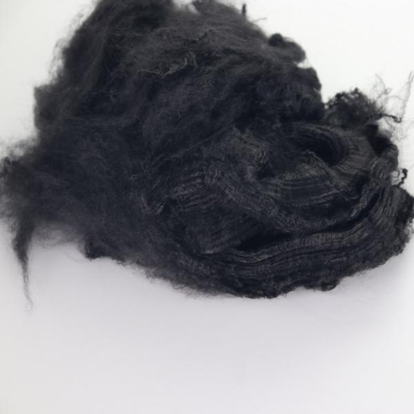 Quality Jiangyin Huahong Black Virgin Polyester Fiber Psf For Non Woven Fabric 1.2Dx38mm for sale