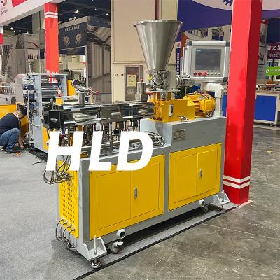 China Original direct hair high-yield twin-screw granulator plastic pellet small experimental extruder for sale