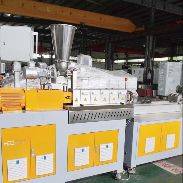 Quality High Precision Lab Twin Screw Extruder Machine Plastic Pe Pp Pellet Granulation for sale