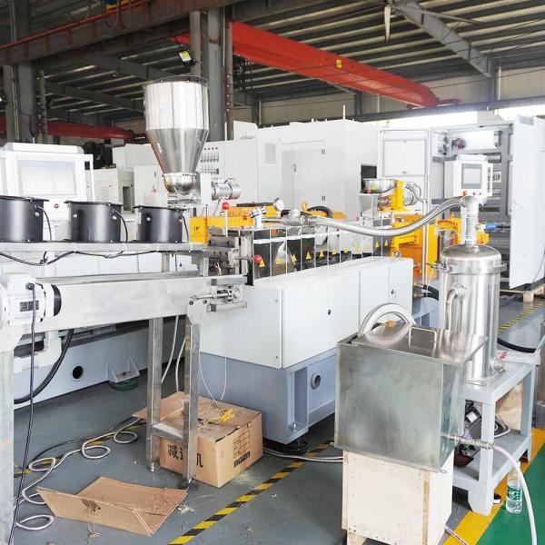 Quality EVA TPR TPE TPV TPU Plastic Pellet Twin Screw Compounding Extruder for sale