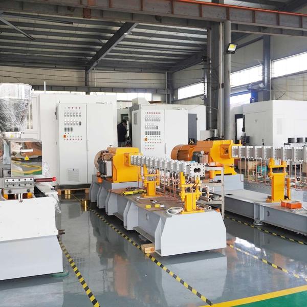 Automatic HDPE/LDPE Filler Plastic Masterbatch Granules Making Machine PP Plastic Pellet Extruder With PLC