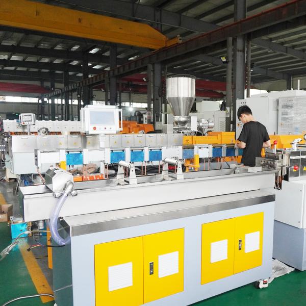 Quality 10kg/H Laboratory Co Rotating Twin Screw Extruder Machine PLC Precise Control for sale