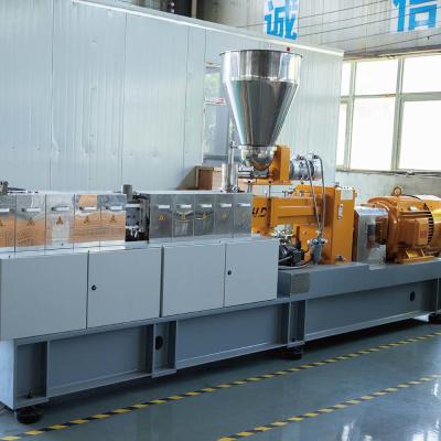 China Modular Design Co Rotating Parallel Twin Screw Extruder / Filler Masterbatch Extruder for sale