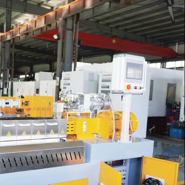 Quality Compounding Co Rotating Filler Masterbatch Extruder Two Screw Intelligent for sale