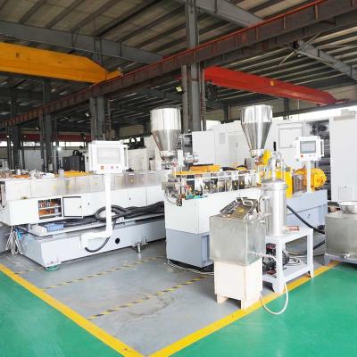 China Plastic Master Batch Making Machine Twin Screw Extruder For Various Granules for sale