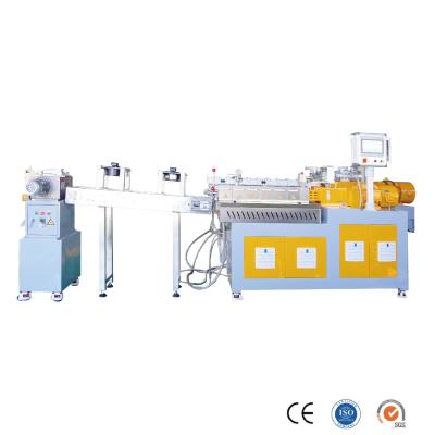 Cina Ricerca di laboratorio Extruder a doppia vite parallela Macchina per granuli di plastica raffreddata ad aria in vendita