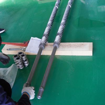 China EVA Machine Screw And Screw Shaft ，Twin Screw Plastic Making Machine Screw Parts for sale