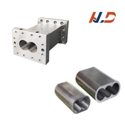 China HRC60-64 Twin Screw Plastic Extruder Screw And Barrel For Plastic Pelletizing Machine for sale