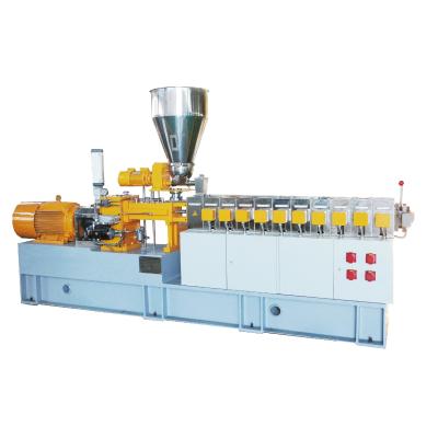China Modular Design Co Rotating Parallel Twin Screw Extruder / Filler Masterbatch Extruder for sale