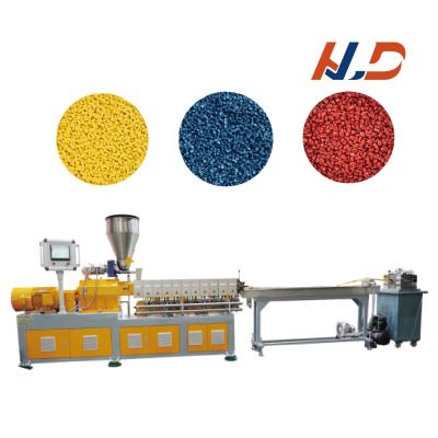 China Color Masterbatch Manufacturing Machine Compounding Twin Screw Extruder for sale