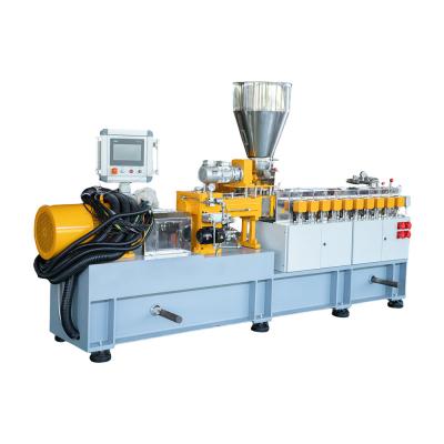China Twin-screw extruder air-cooled hot cutting plastic pelletizer twin-screw extruder equipment for sale