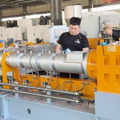 China Recycling Solution Single Screw Extruder For Processing HDPE, LDPE, PP, EPS And Nylon Waste for sale