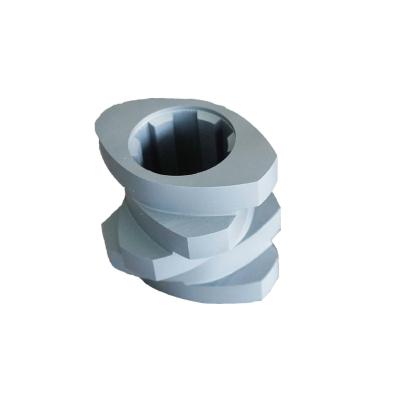 China Twin Screw Extruder Threaded Elements, Conveying Screw Segments for Plastic Compounding, Wear‑Resistant 38CrMoAl for sale