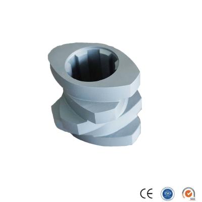 China Custom Twin Screw Extruder Threaded Elements, CNC Machined Screw Segments for Laboratory & Production Extruders for sale