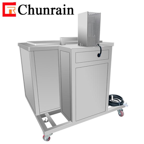 38-360L Industrial Customized Ultrasonic Cleaner With Lift For Car Engine Metal Parts