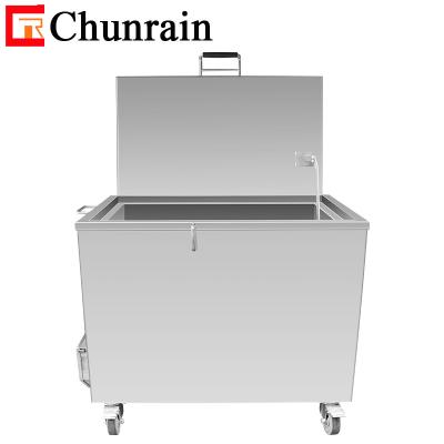 China Commerciële Keuken Roestvrij staal Oven Reiniging Dip Tank Met Verwarmde Soak Tank Verwijder olie Carbon CR-121L for sale