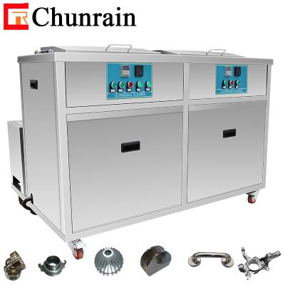 China Chuanrain CR-2060GH 264L 2 Tanks Ultrasonic Cleaner With Filtering System and Drying for Cleaning Oil Rust Dirt Equipment for sale