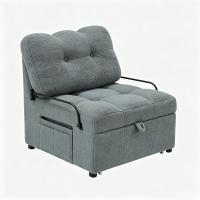 China Space-Saving Folding Sofa Bed with Under-Seat Storage Drawer for sale