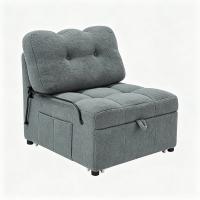 China Plush Teddy Upholstered Sofa Bed for Comfortable Daily Resting Needs for sale