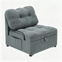 China Plush Teddy Upholstered Sofa Bed for Comfortable Daily Resting Needs for sale