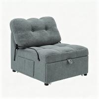 China Plush Teddy Upholstered Sofa Bed for Comfortable Daily Resting Needs for sale