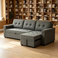 China Hidden Storage Chamber Tufted Sofa Bed for Student Dormitory Guest Rest for sale