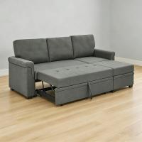 China Compact Size Multi Function Fabric Sleeper Sofa Bed for Student Dormitory Use for sale