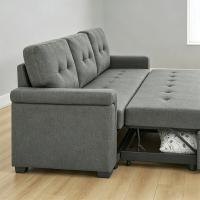 China Compact Size Multi Function Fabric Sleeper Sofa Bed for Student Dormitory Use for sale